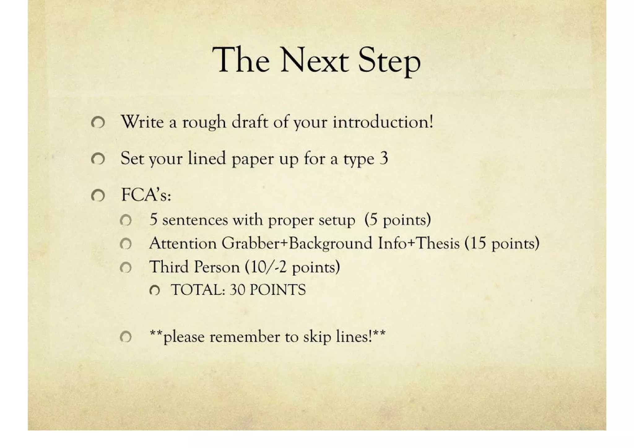 Writing Your Introduction | PPT