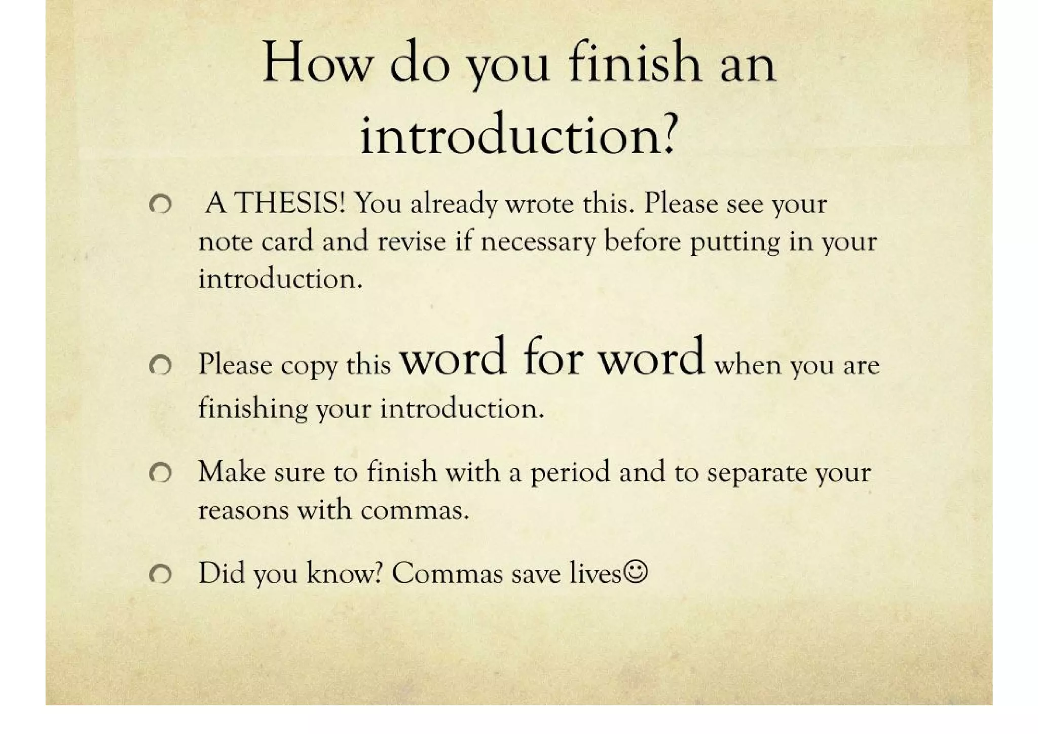 Writing Your Introduction | PDF