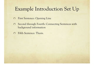 Writing Your Introduction | PDF
