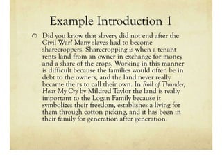 Writing Your Introduction | PDF