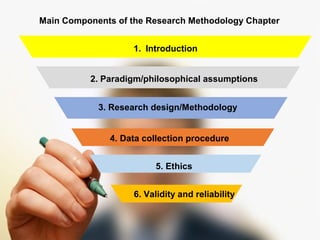 Writing your methodology chapter | PPT
