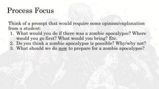 Writing zombie comics | PPTX