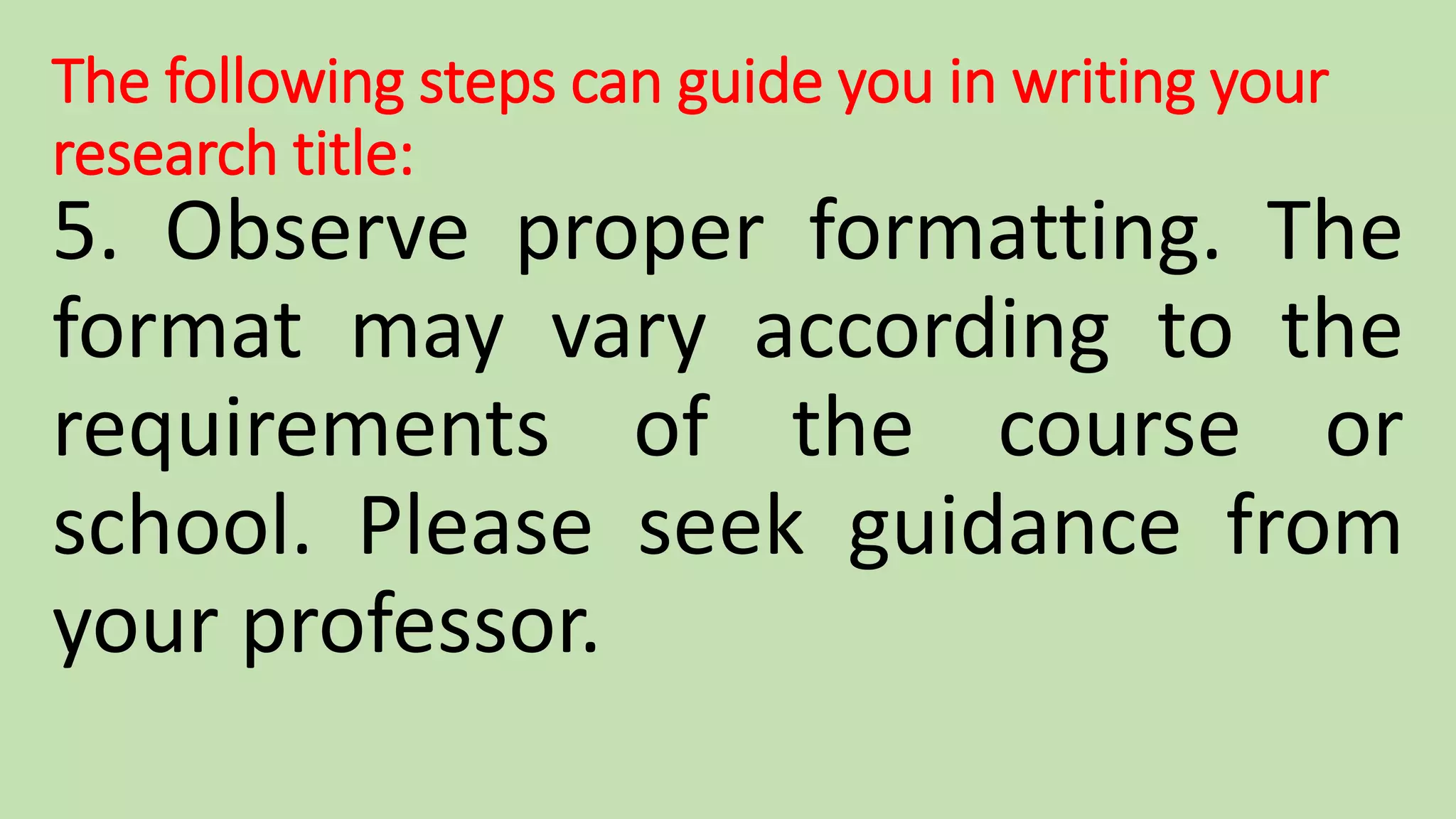 WRITNG A RESEARCH TITLE.pptx