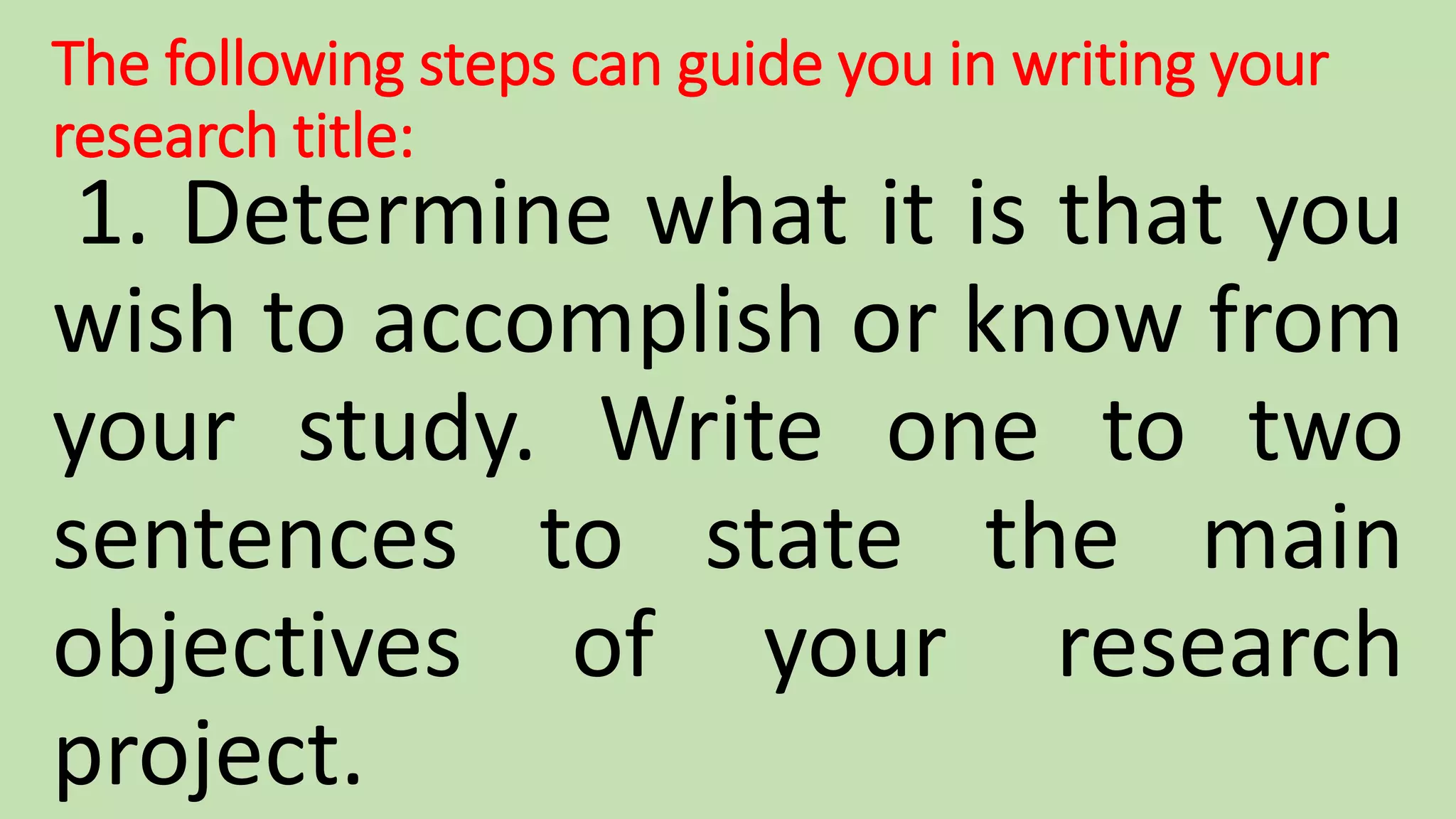 WRITNG A RESEARCH TITLE.pptx