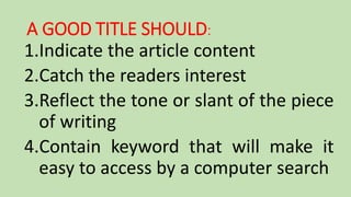 WRITNG A RESEARCH TITLE.pptx