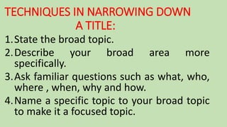 WRITNG A RESEARCH TITLE.pptx