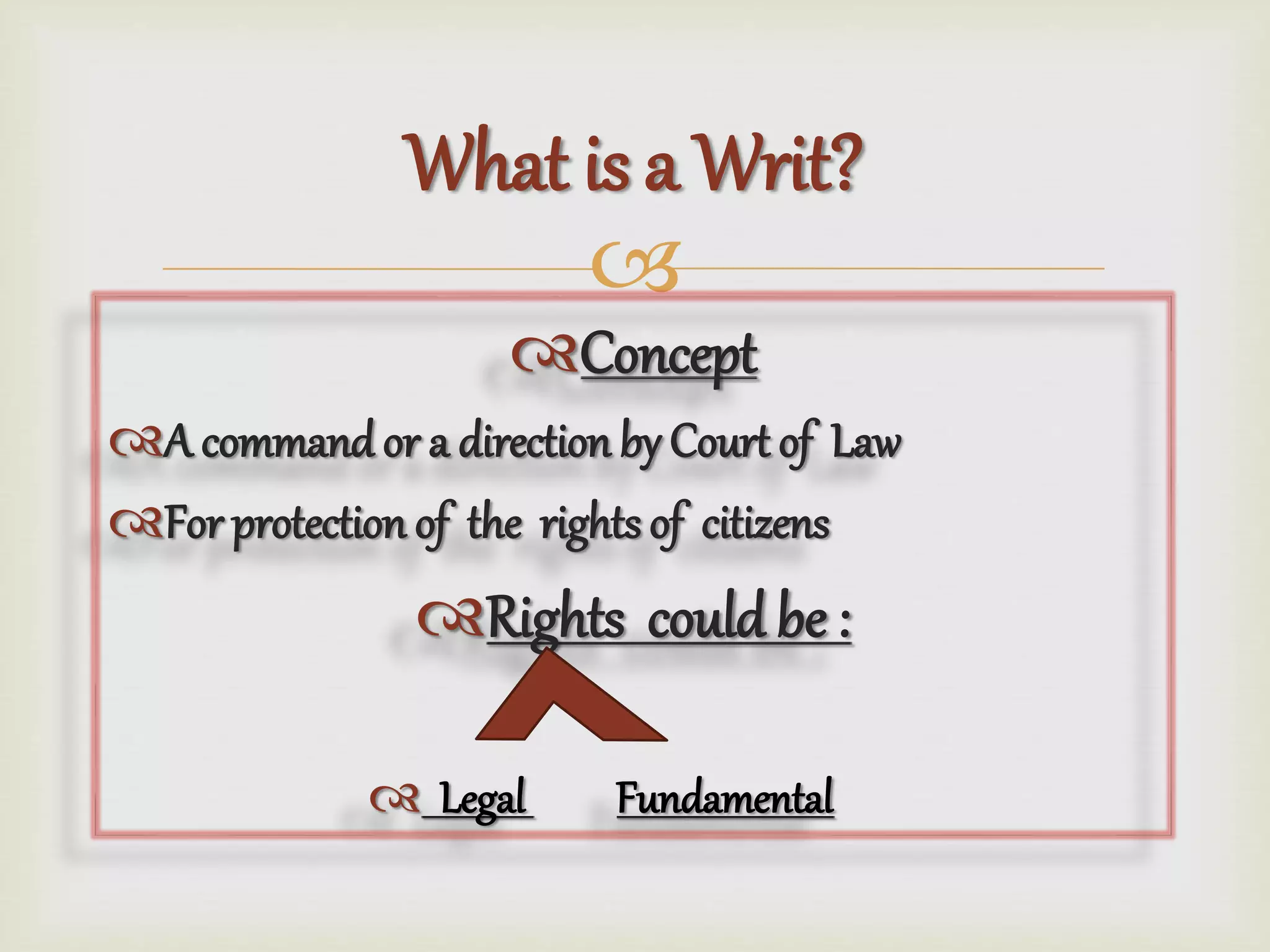 Writ petitions revised | PPTX