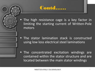 Written pole-technology | PPT