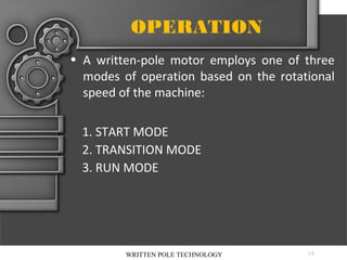 Written pole-technology | PPT