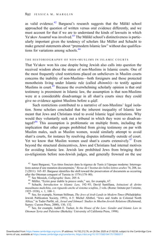 WRITTEN AND ORAL IN ISLAMIC LAW - DOCUMENTARY EVIDENCE AND NON-MUSLIMS ...