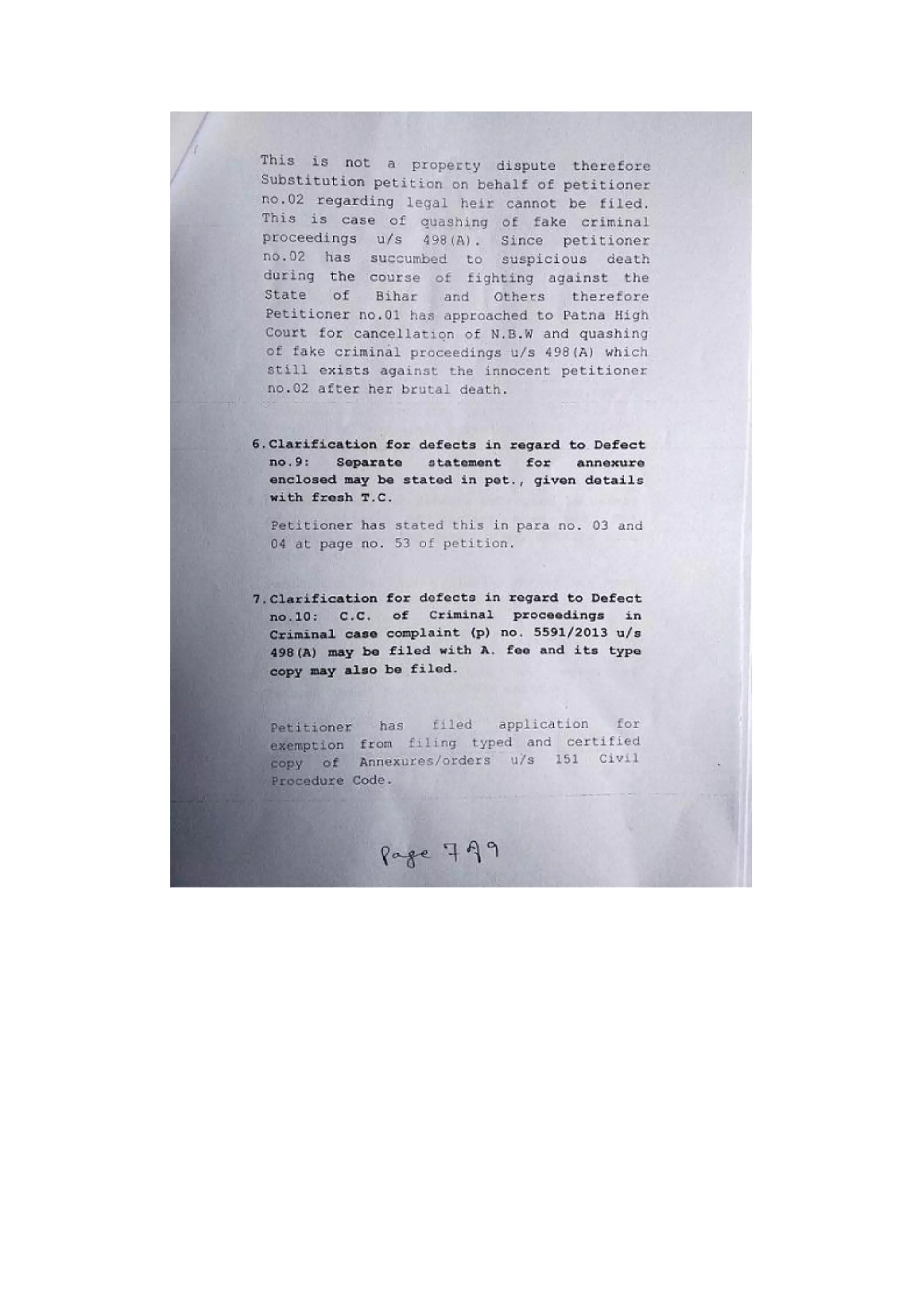 Written Arguments along with Affidavit before Patna High Court | PDF