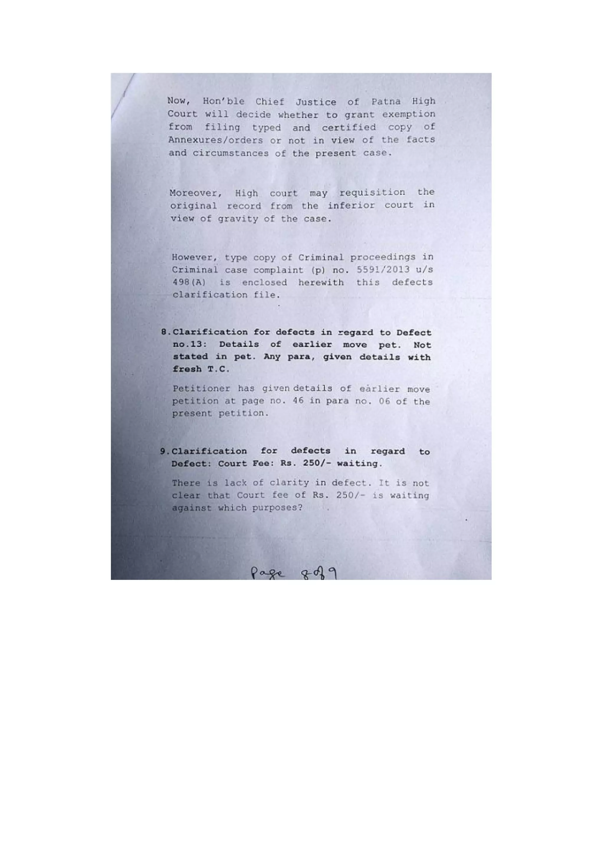 Written Arguments along with Affidavit before Patna High Court | PDF