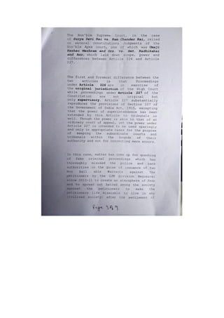 Written Arguments along with Affidavit before Patna High Court | PDF