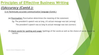 Principles of Effective Writing | PPTX