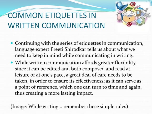 Written communication | PPTX