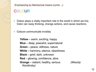 Techniques of Emphasizing in written communication | PPT