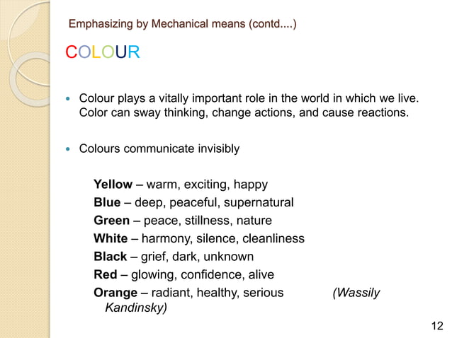 Techniques of Emphasizing in written communication | PPTX