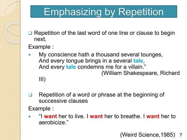 Techniques of Emphasizing in written communication | PPTX