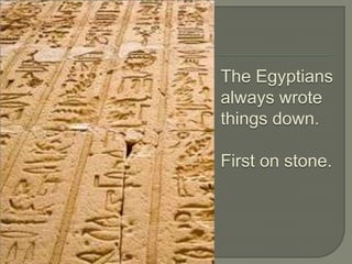 Written in stone | PPTX