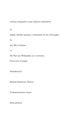 written integrative case analysis should bea)typed,.docx