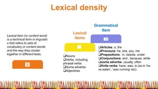 Written language - Discourse Analysis | PPTX