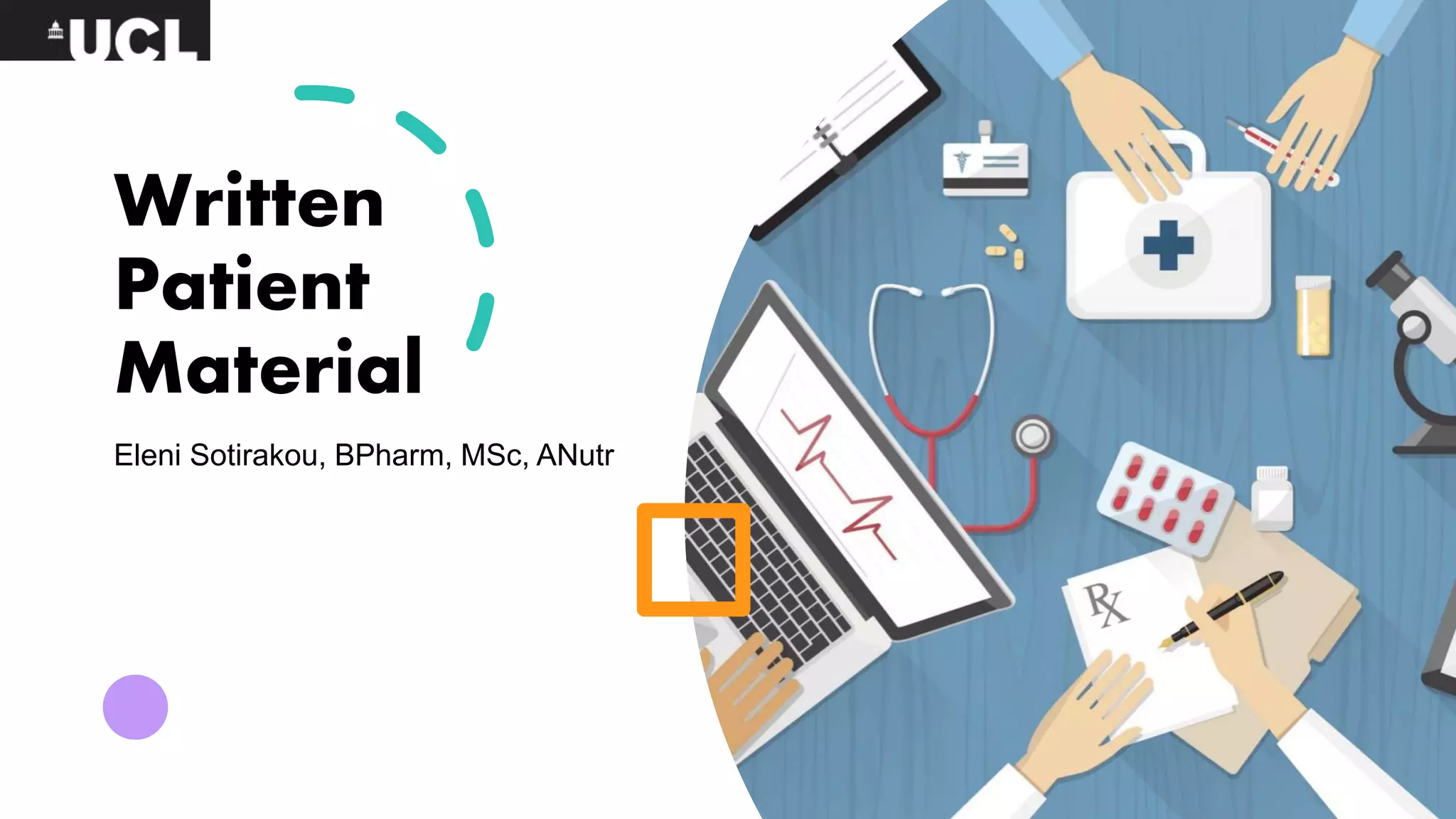 Written patient material tutorial | PPT