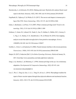 Macrophages, Microglia, and Neuroinflammatory Regulation within the ...
