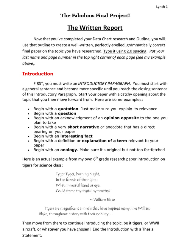 Written Report | PDF