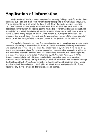 Interact Club: Written Report | PAGES