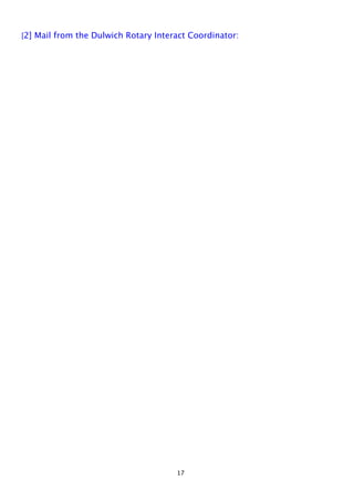 Interact Club: Rotary Written Report | PDF