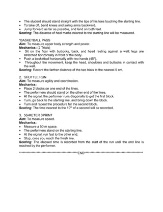 Written report | DOCX