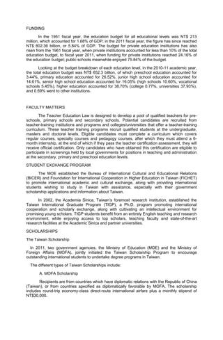 Educational System in Taiwan | DOCX
