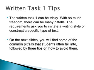 Written task 1 | PPT