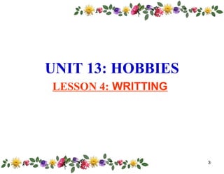 Writting | PPT