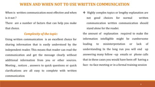 Effective Writting communication | PPTX