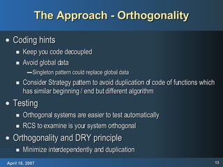 Writting Better Software | PPT