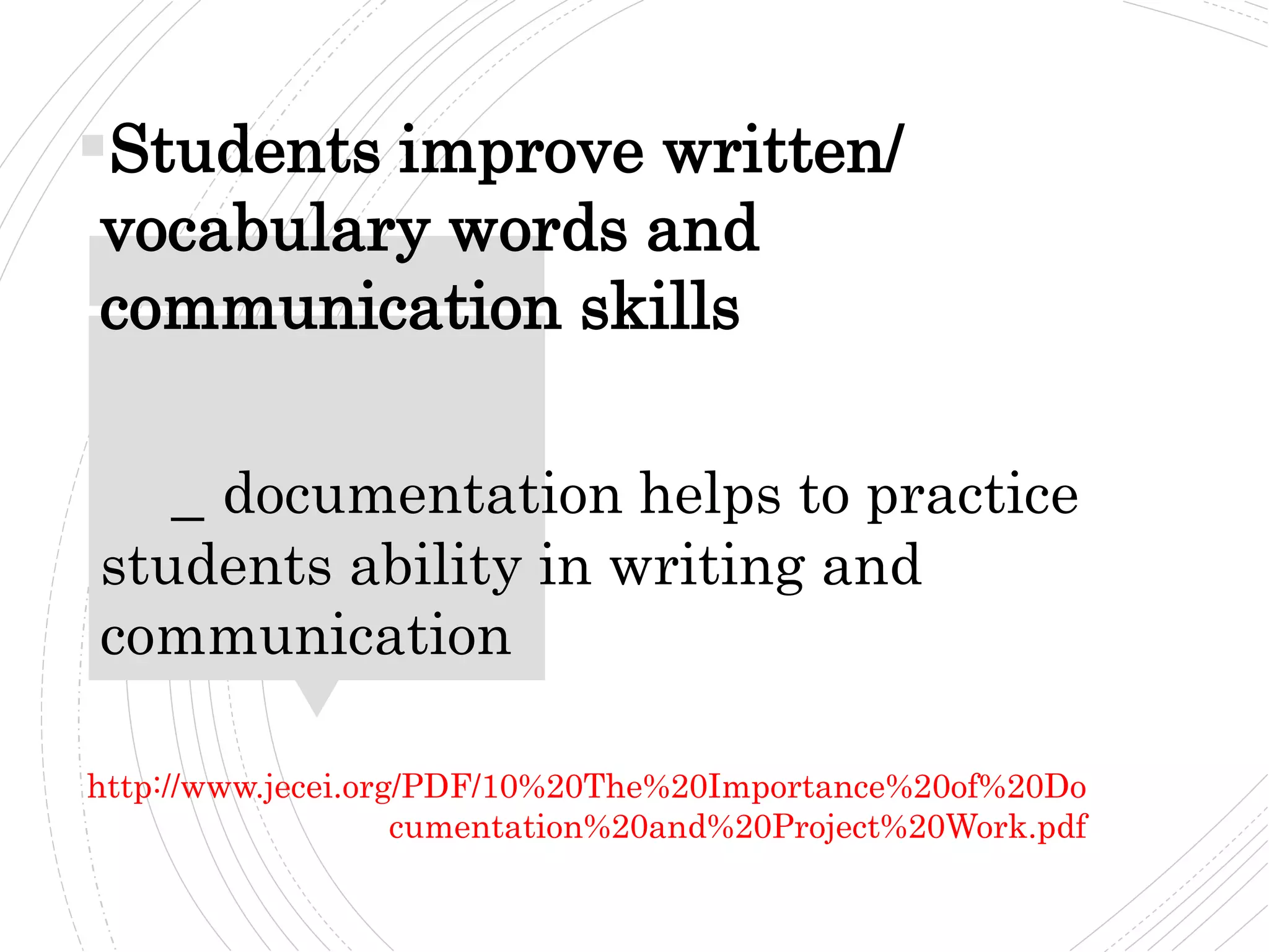 _WRITING-AND-DOCUMENTATION-skills | PPTX