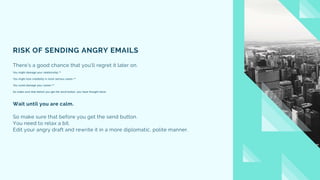 Writting professional emails A professional and easy way | PPTX