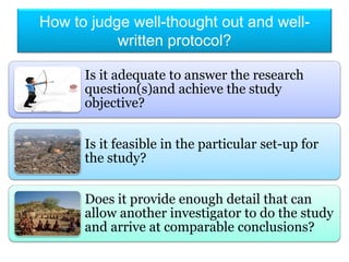 Research protocol writting | PPTX