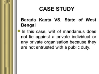 Writ..... types of writ | PPT | Hinduism | Religion & Spirituality