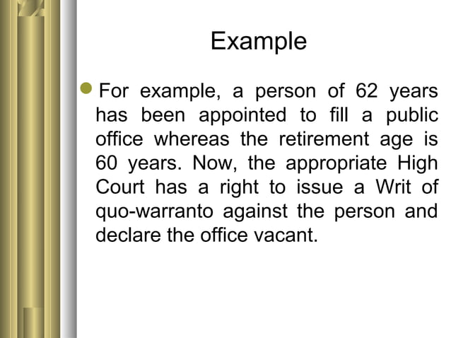 Writ..... types of writ | PPT