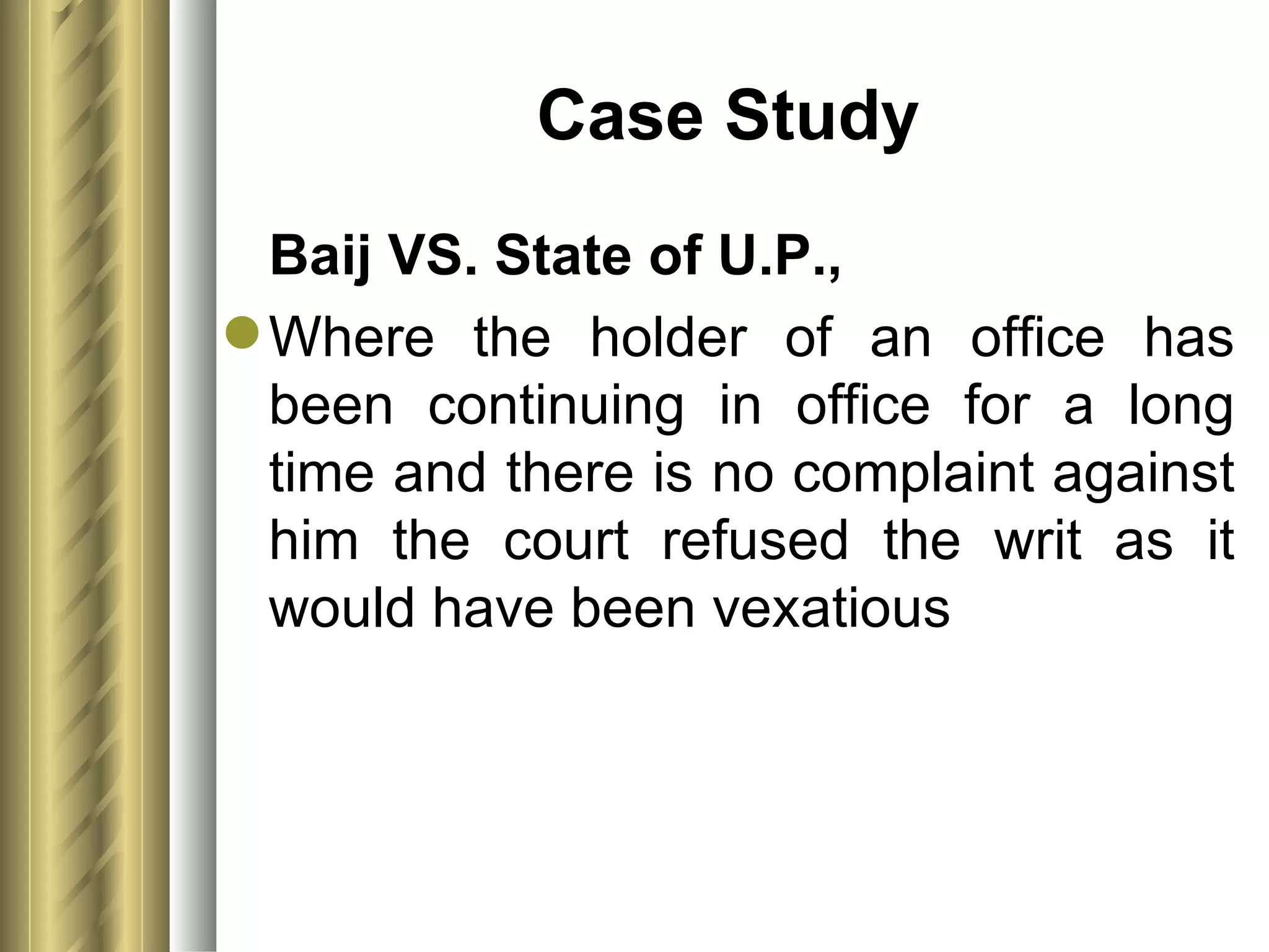 Writ – types of writ | PPT