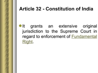 Writ – types of writ | PPT