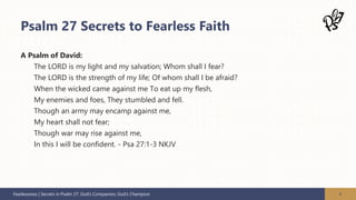 Fearlessness | PPT