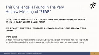Fearlessness | PPT
