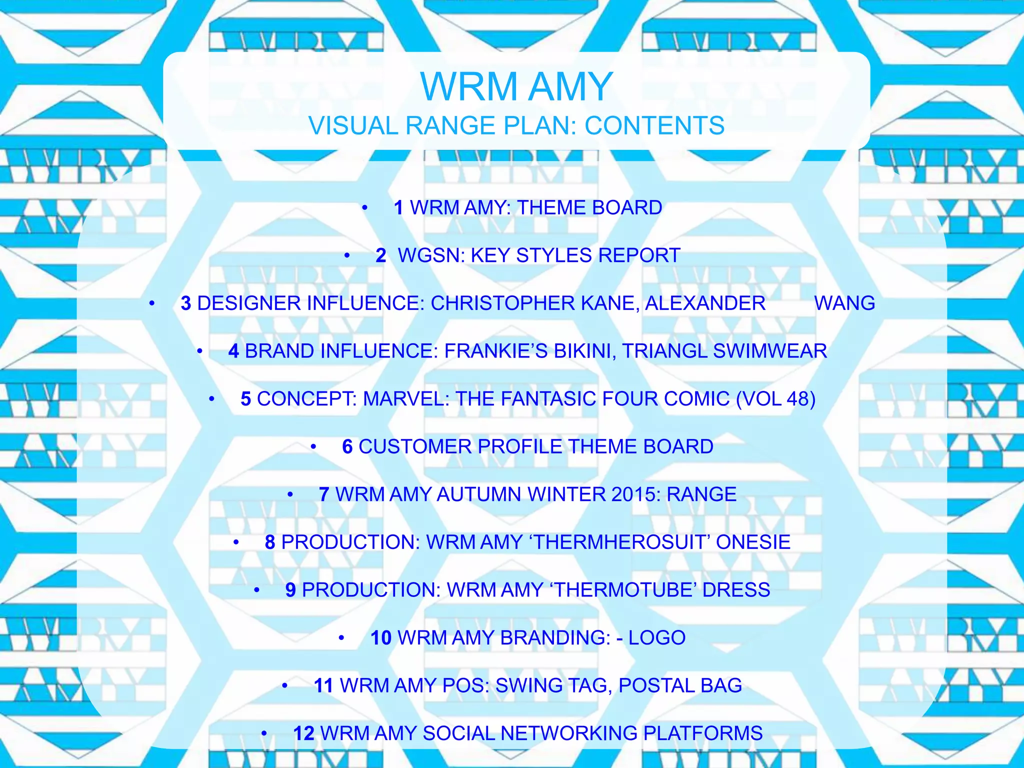 UNIT 6 FMP: WRM AMY VISUAL RANGE PLAN | PPT