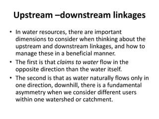 WRM, Emerging Issues. Water Resource management | PPT