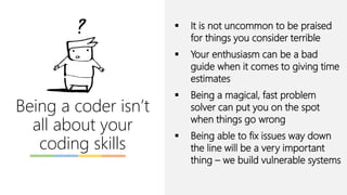 Killing the golden calf of coding - We are Developers keynote | PPT