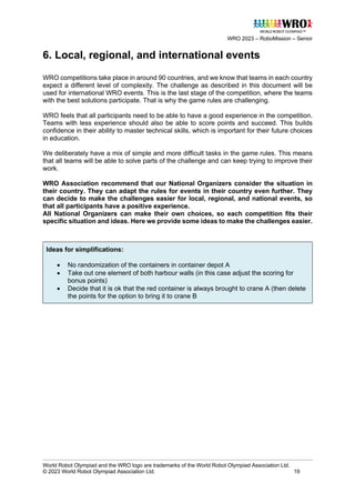 WRO-2023-RoboMission-Game field - Game objects , positioning and ...