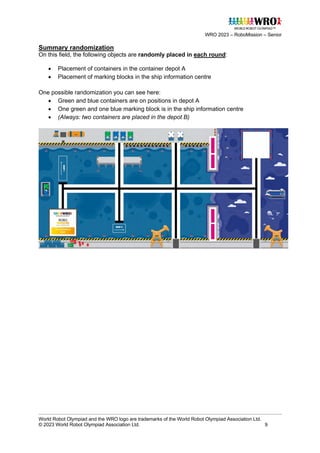 WRO-2023-RoboMission-Game field - Game objects , positioning and ...